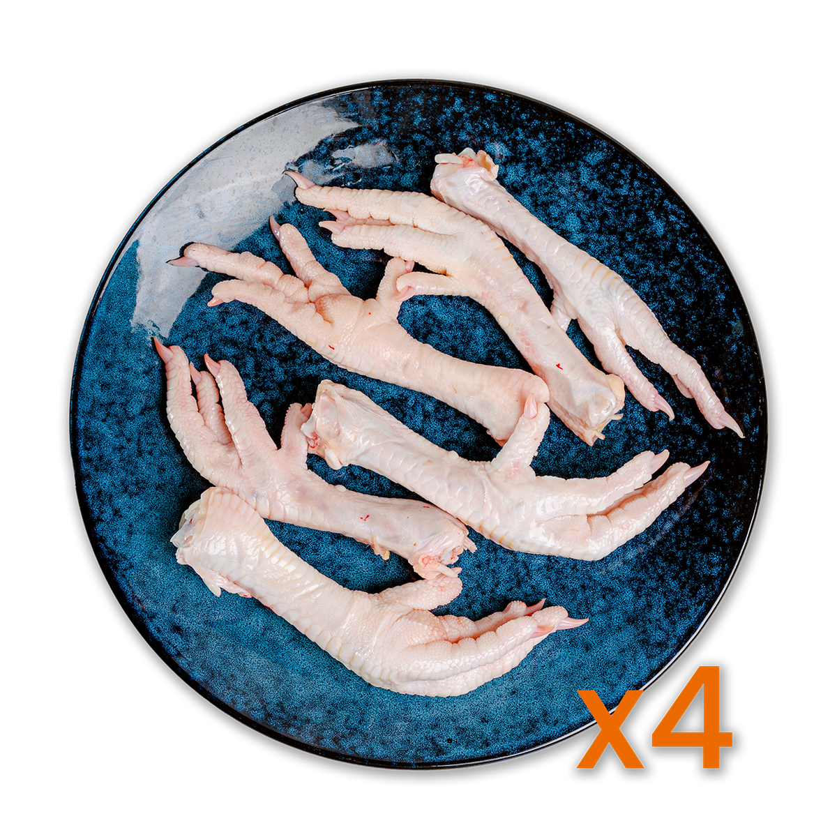 Chicken Feet Bulk Pack (4 X 6 packs) — Dirty Clean Food
