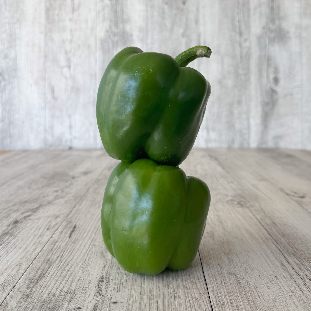 Organic Green Capsicum (500g) — Dirty Clean Food