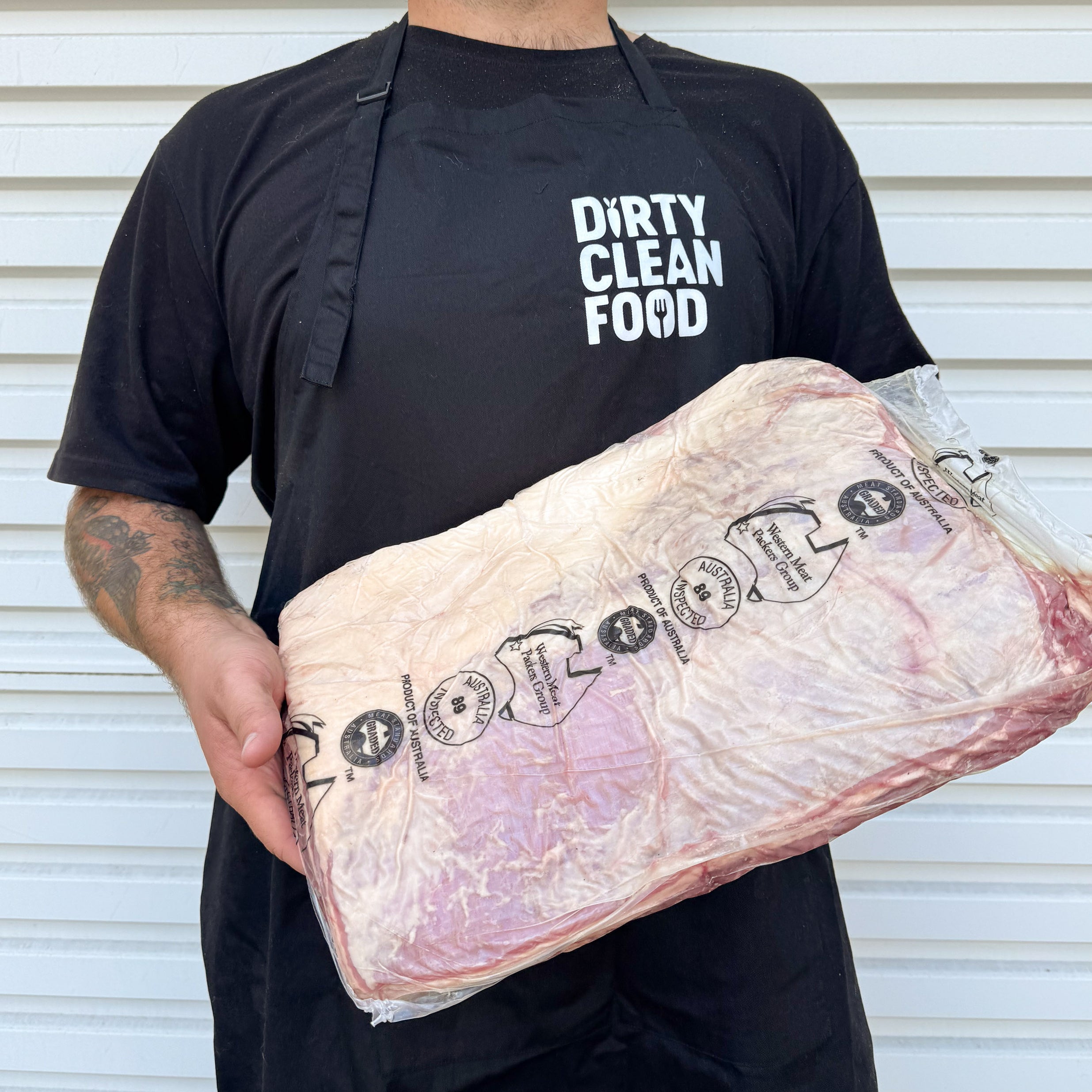 Beef Navel End Brisket (frozen) ~ 3.0kg — Dirty Clean Food