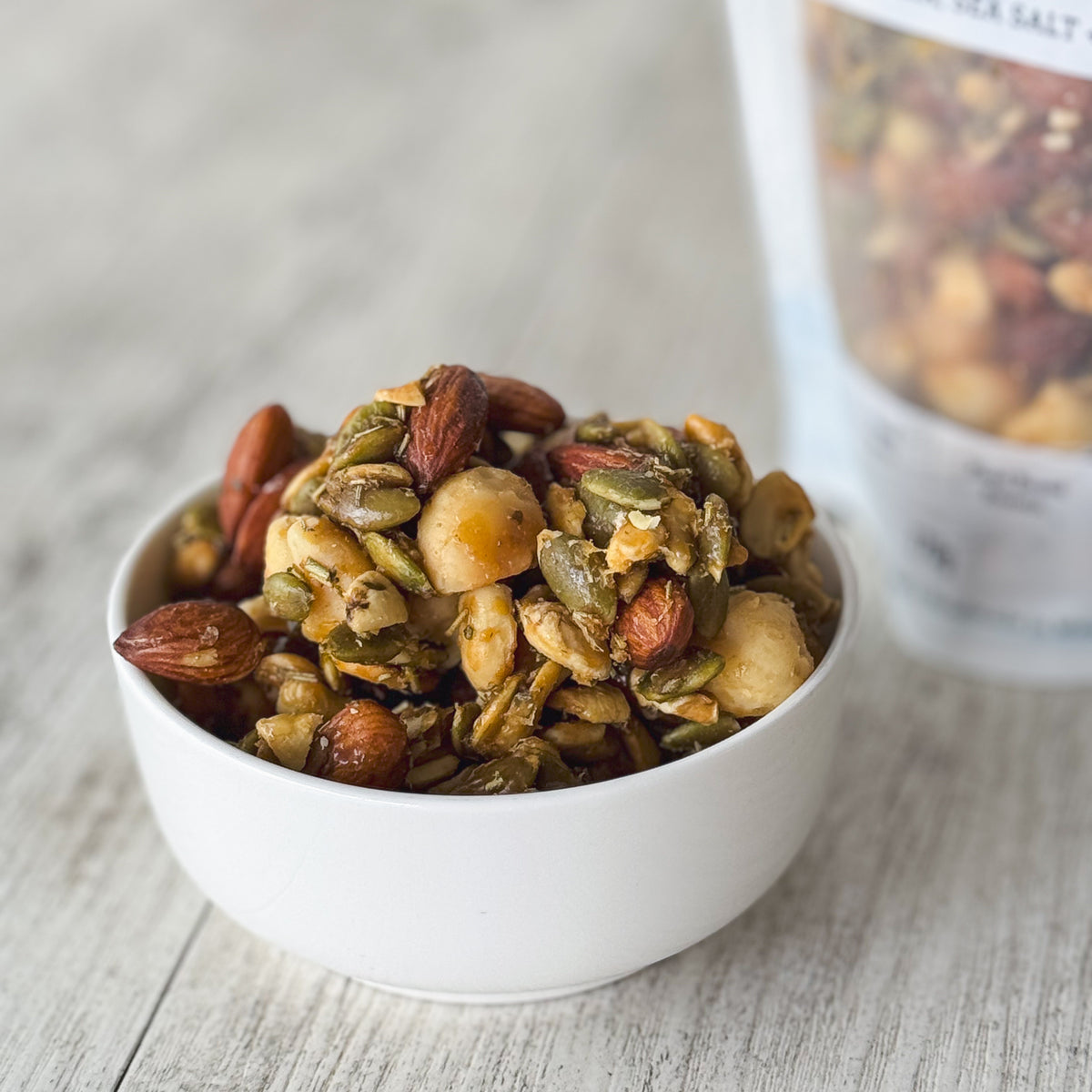 Rosemary + Saltbush Nuts - 170g | Dirty Clean Food | Free Next Day Delivery