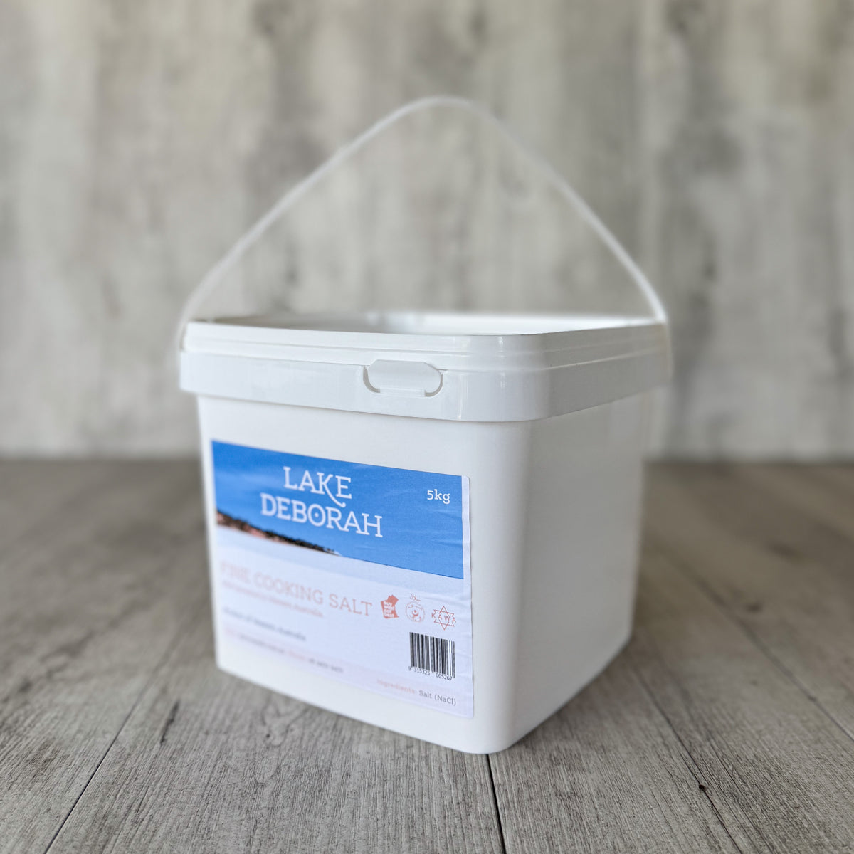 Lake Deborah Pure Lake Fine Cooking Salt - 5kg Bulk Tub — Dirty Clean Food